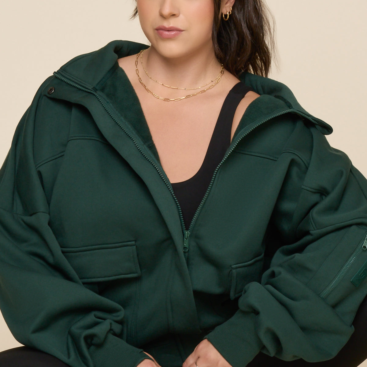 Cloud Bomber Jacket - Game Time Green – POPFLEX®