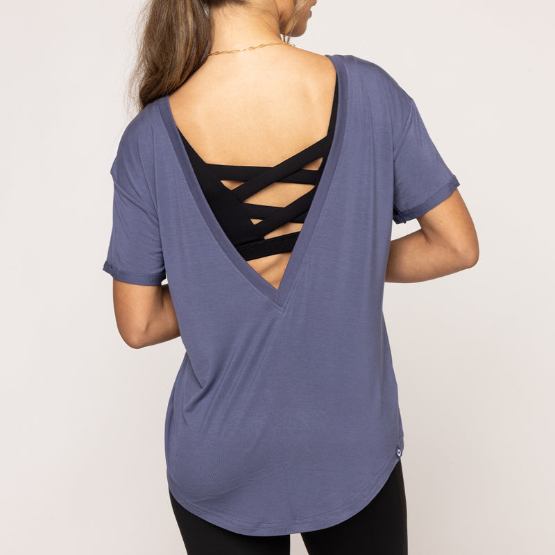 Reversible Deep V Tee – POPFLEX®