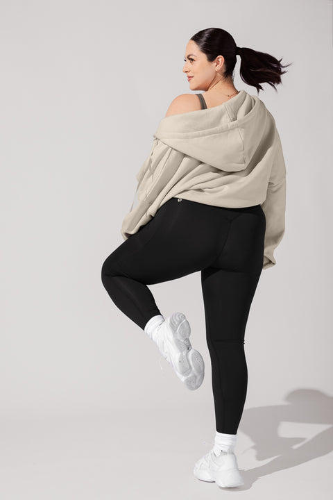 Zip Cloud Hoodie - Seashell – POPFLEX®