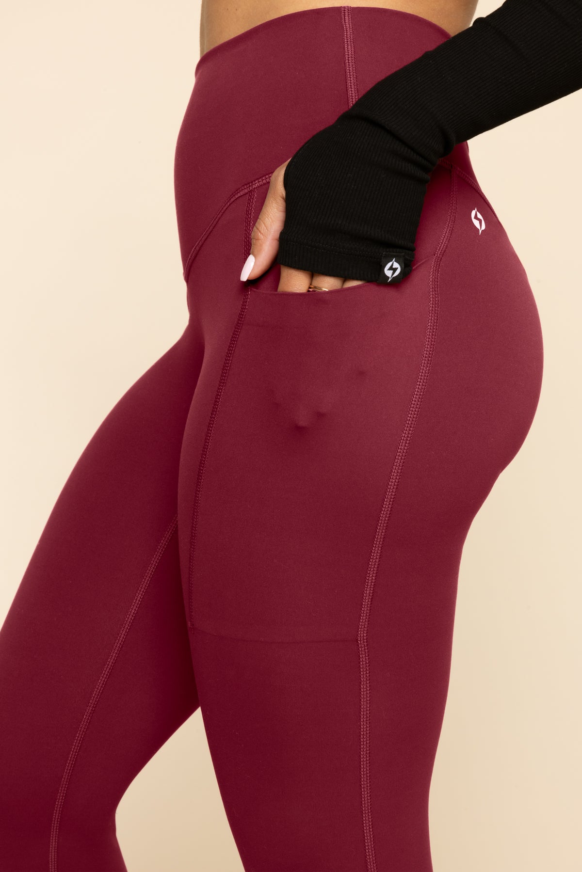 Supersculpt™ Legging with Pockets - Crimson – POPFLEX®
