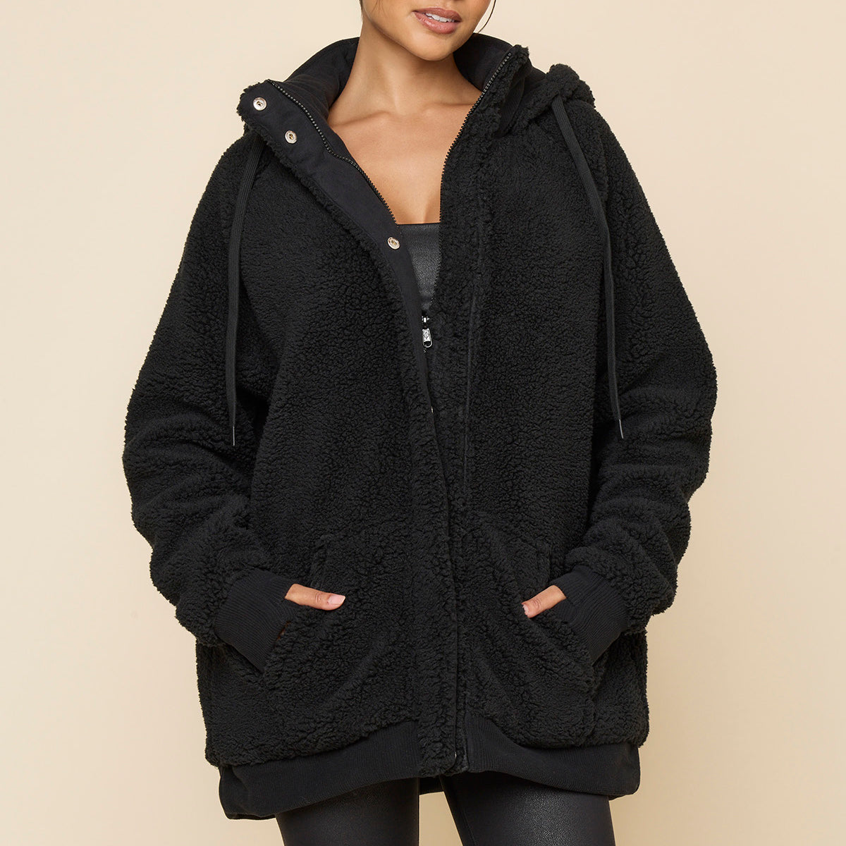 Bear Hug Jacket - Black – POPFLEX®