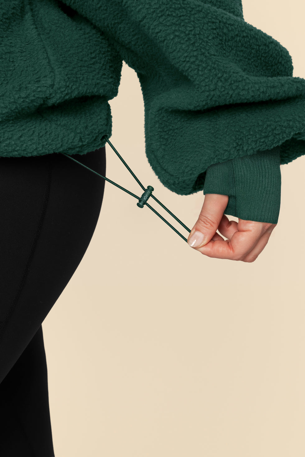 Big Hug Fleece Half Zip Sweater - Pine – POPFLEX®