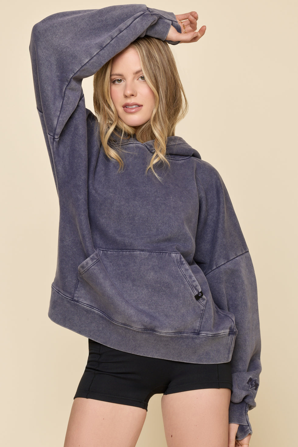 Boxy Boyfriend Hoodie - Vintage Navy – POPFLEX®