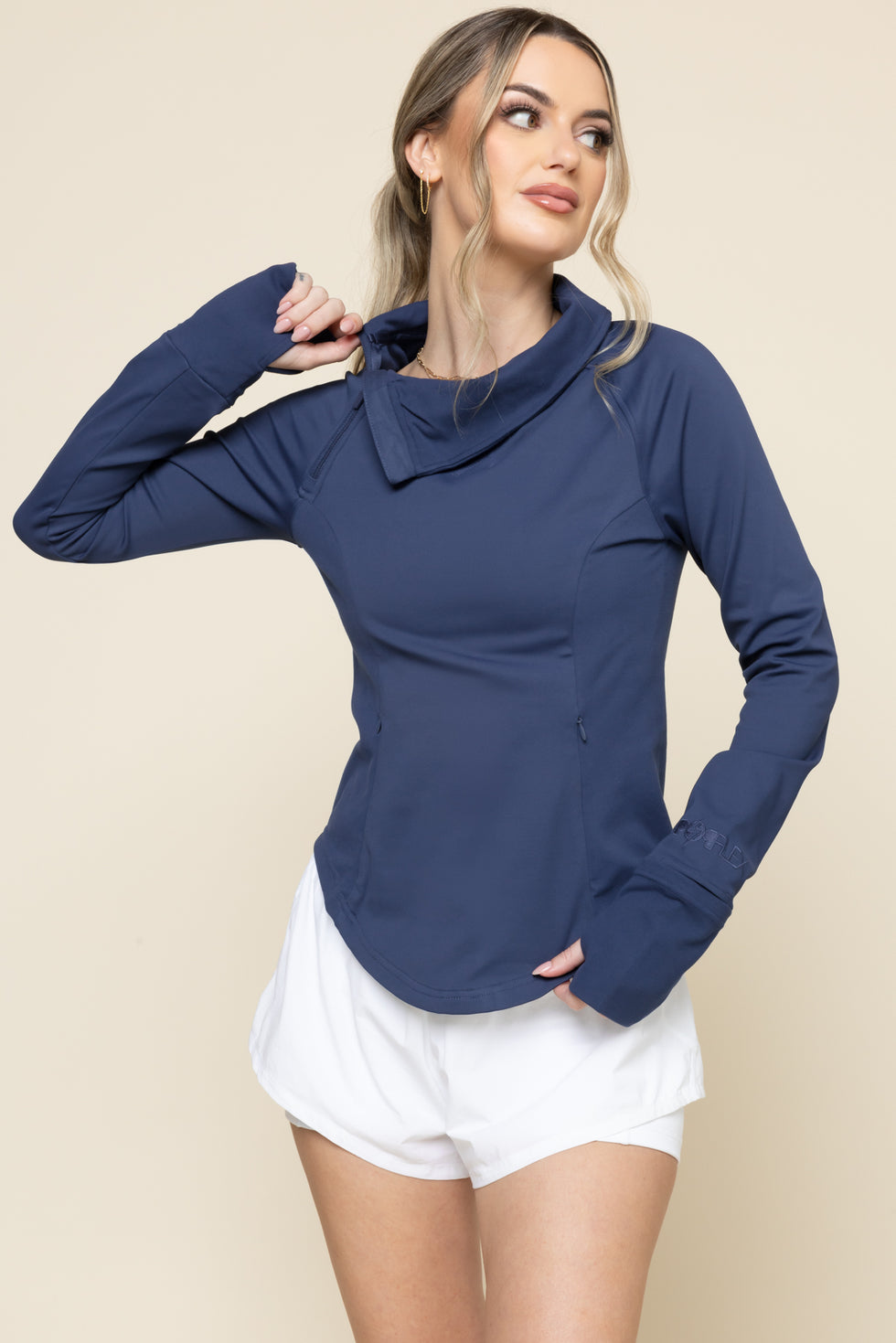 Chasing Pavements Mockneck Pullover – POPFLEX®