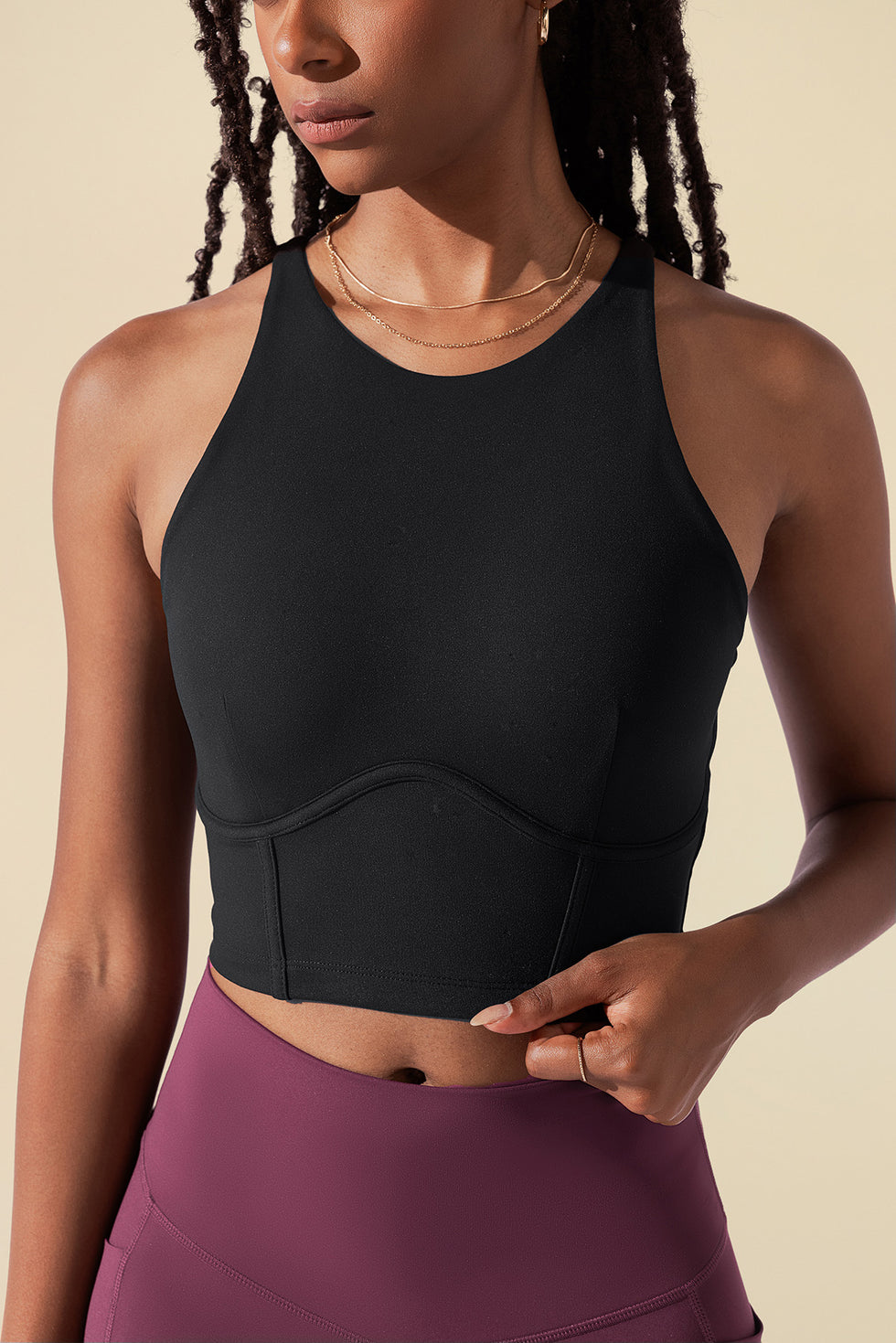 Cleo Corset Crop Bralette - Black – POPFLEX®