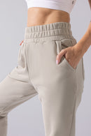 Cloud Rollover Sweatpant - Seashell – POPFLEX®