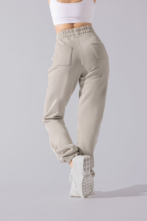 Cloud Rollover Sweatpant - Seashell – POPFLEX®