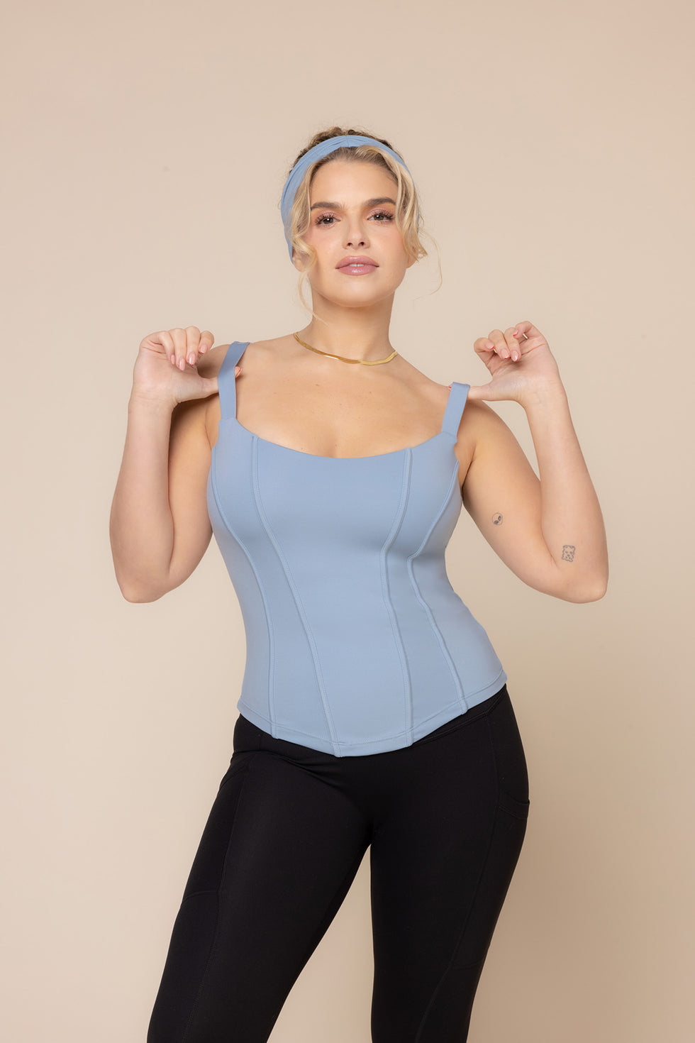 Corset Cami - Blue Storm – POPFLEX®
