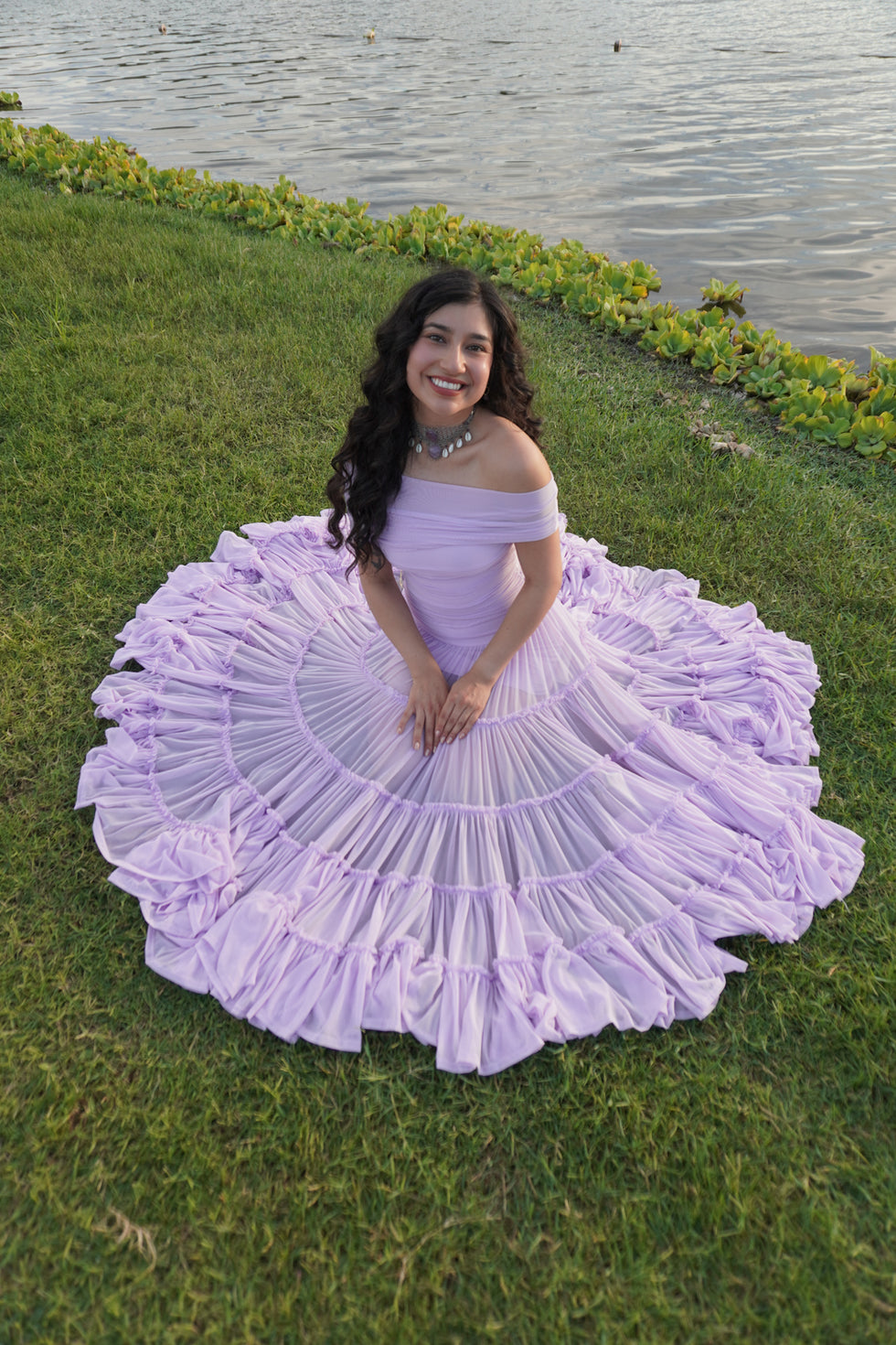 Off-the-Shoulder Tiered Gown by TransformationsbyTracy - Pattern Only ...