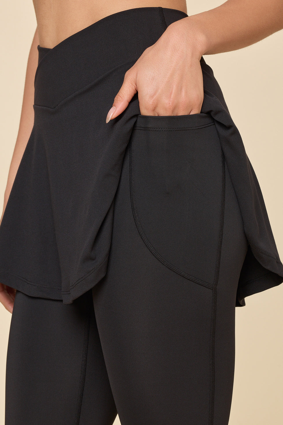 Crisscross Hourglass® Sklegging - Black – POPFLEX®