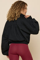 Cloud Bomber Jacket - Black – POPFLEX®