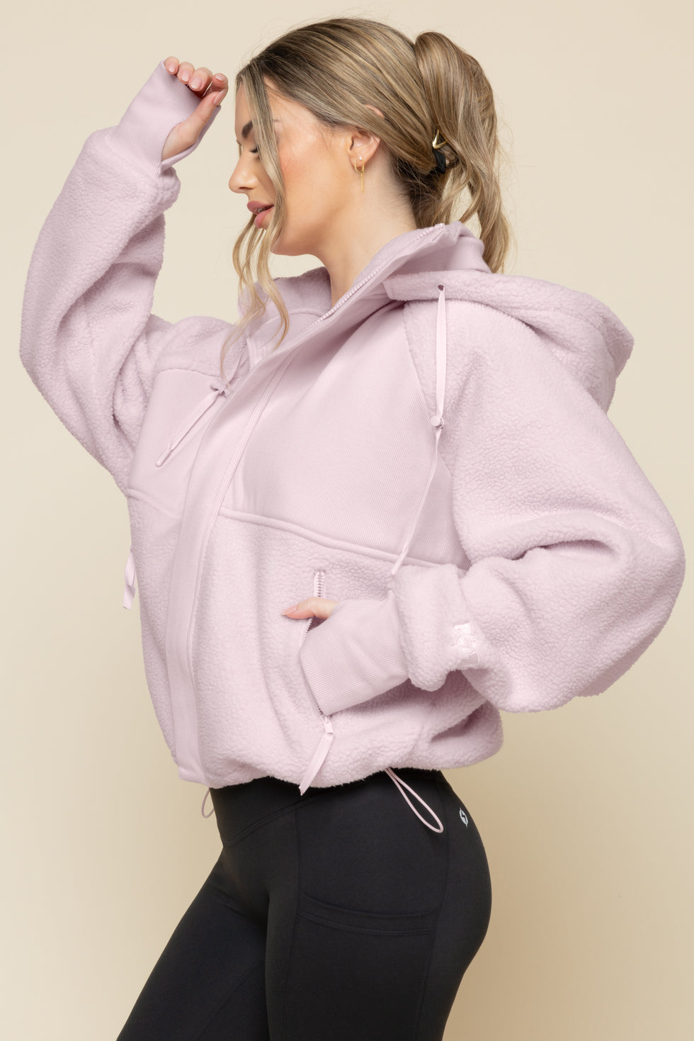 Find Your Inner Fleece Jacket - Soft Lilac – POPFLEX®