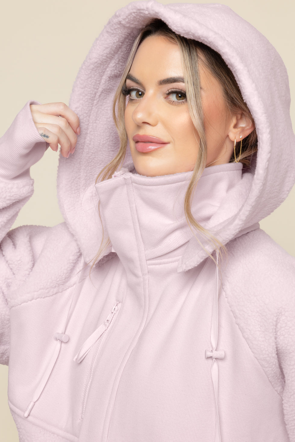 Find Your Inner Fleece Jacket - Soft Lilac – POPFLEX®