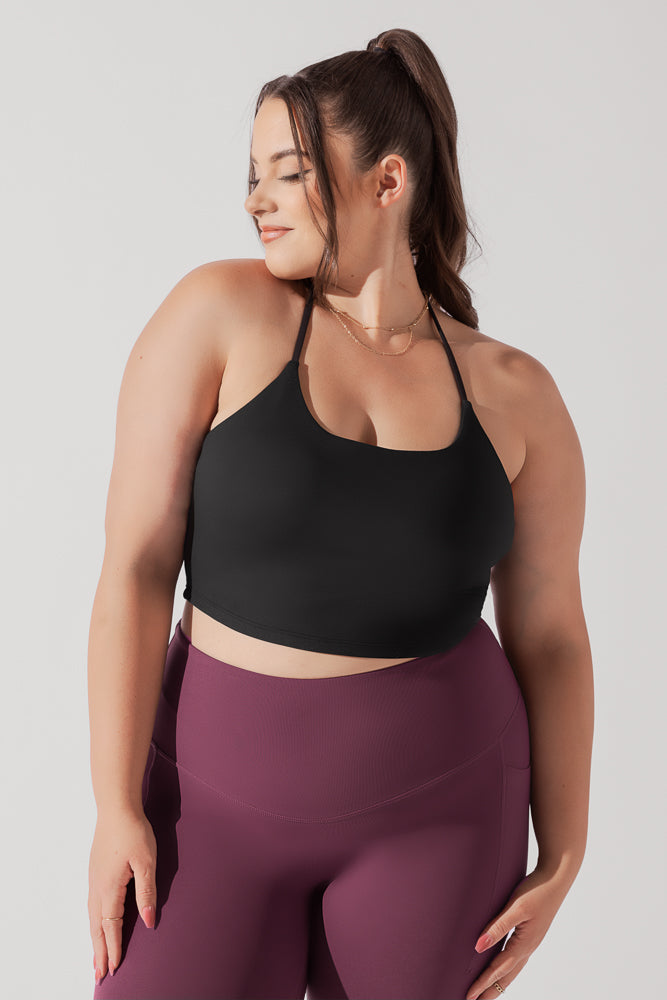 Flexy Crop Top - Black – POPFLEX®