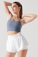 Flexy Crop Top - Blue Mist – POPFLEX®