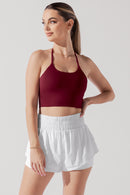 Flexy Crop Top - Crimson – POPFLEX®