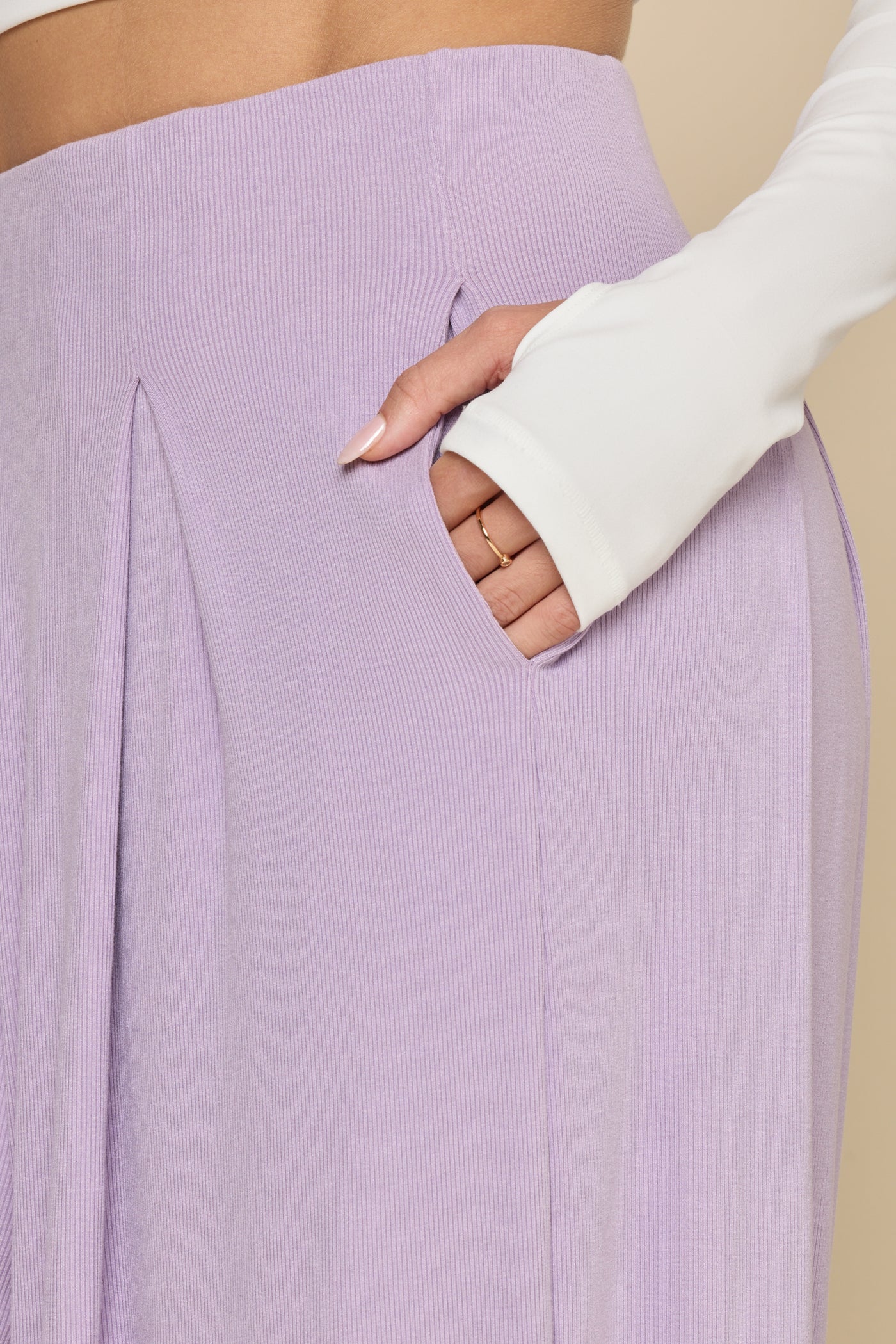 Go with the Flow Wide Leg Pant - Lavender Haze – POPFLEX®