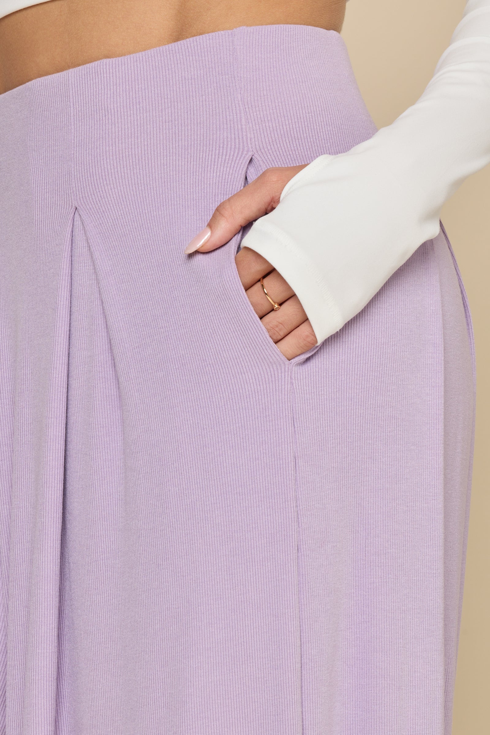 Go with the Flow Wide Leg Pant - Lavender Haze – POPFLEX®