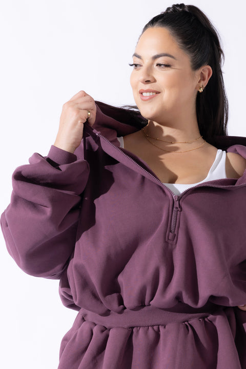 Game Day Dress - Deep Plum – POPFLEX®