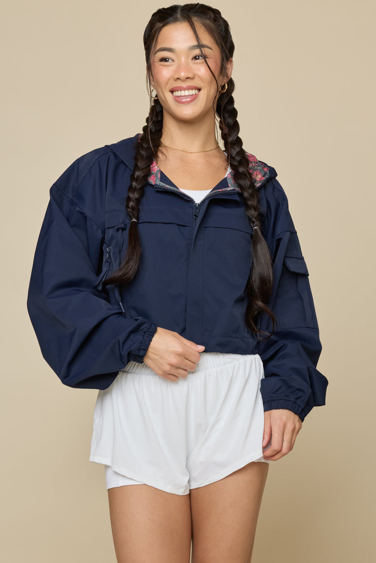 Packable Windbreaker - Cosmic Navy – POPFLEX®