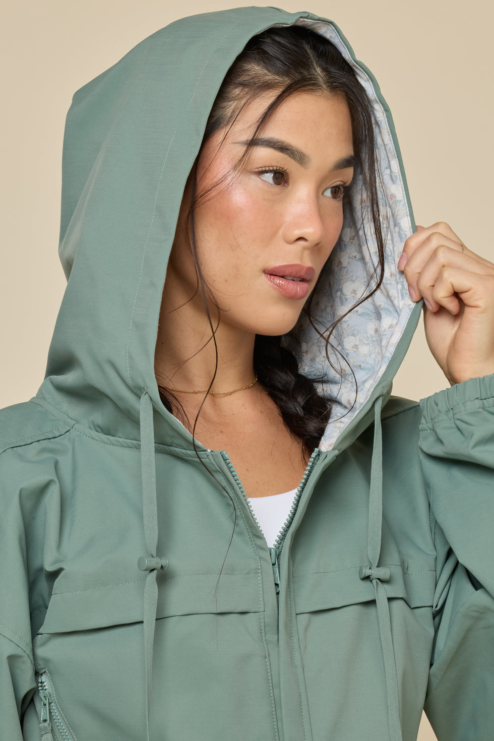 Packable Windbreaker - Morning Moss – POPFLEX®
