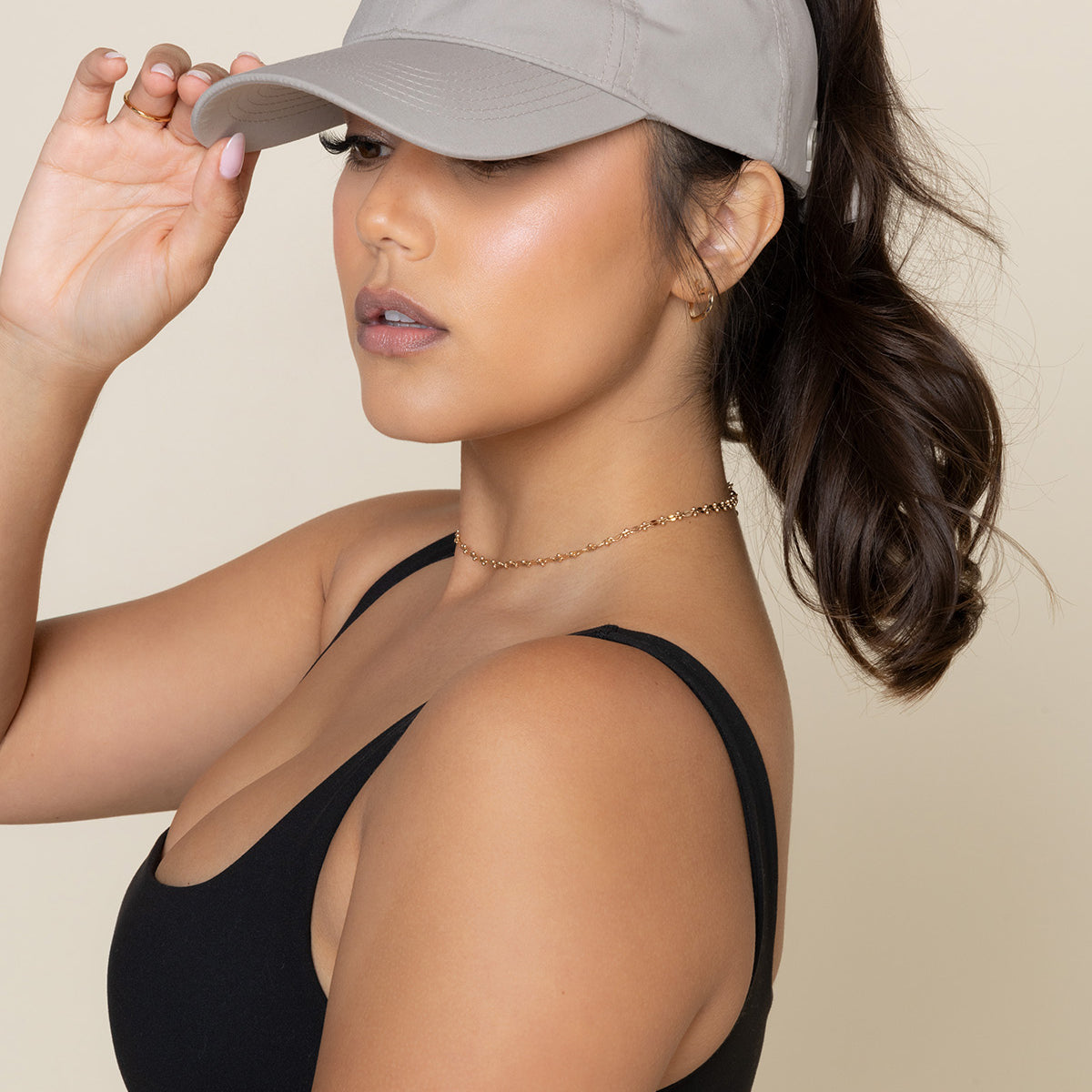 Go with the Bow High Ponytail Cap – POPFLEX®