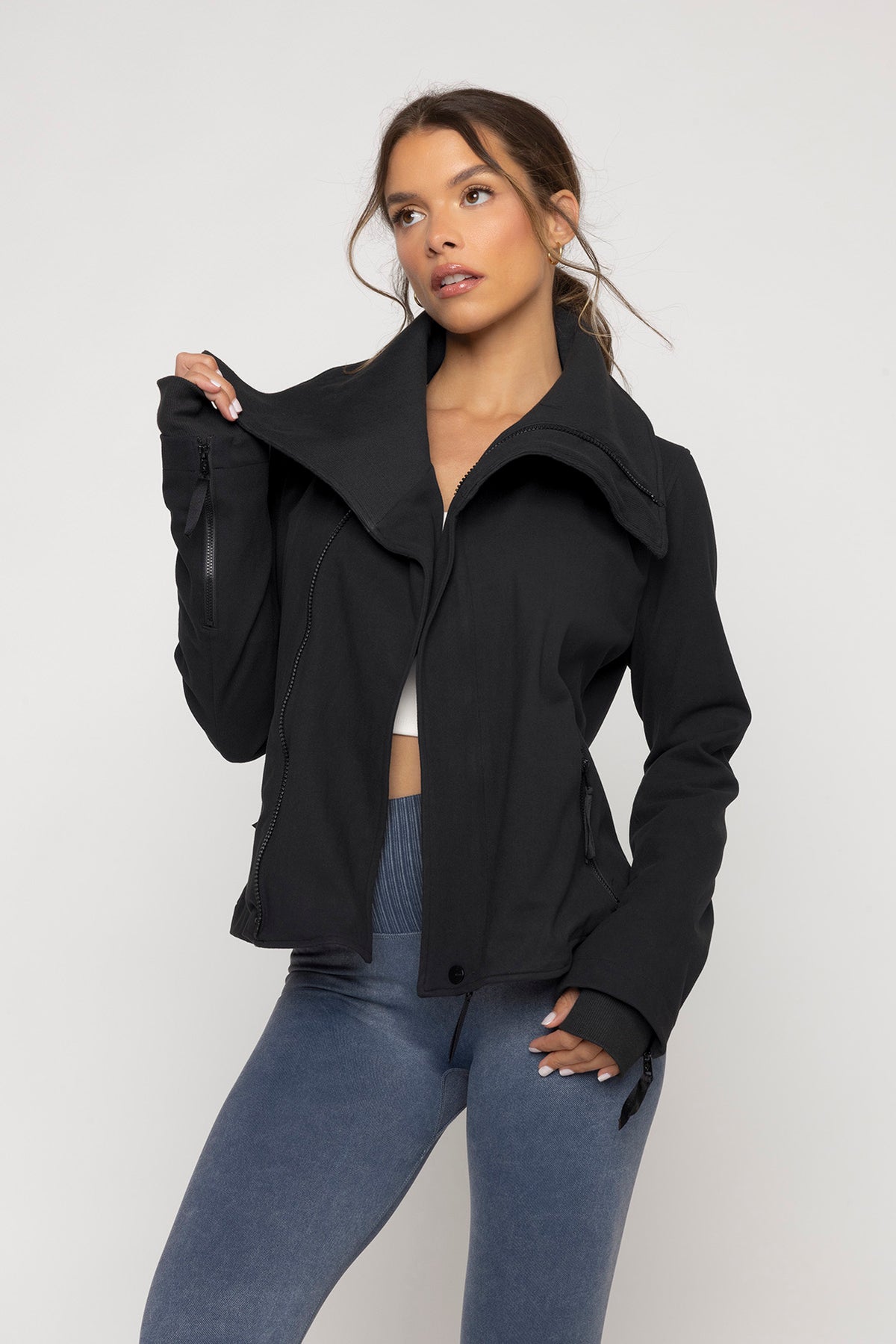 Heart Racer Moto Jacket - Black – POPFLEX®
