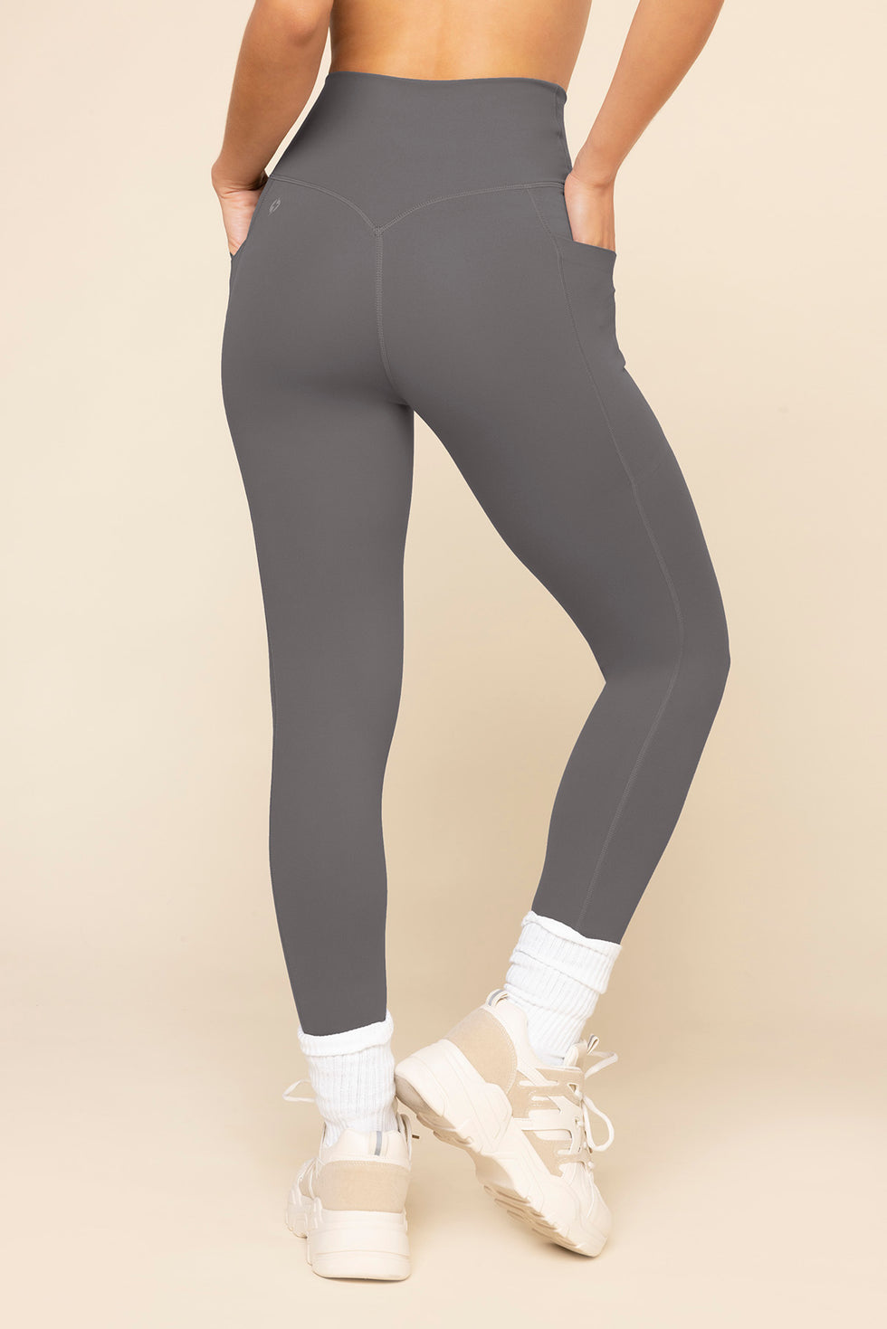 Crisscross Hourglass® Legging with Pockets - Slate – POPFLEX®