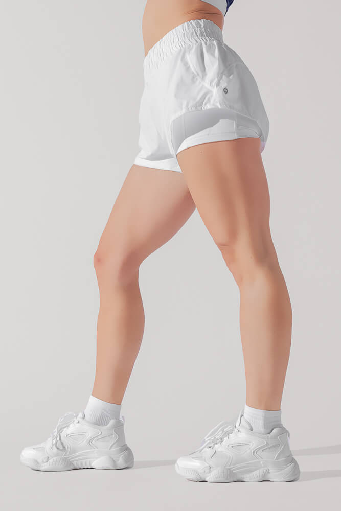 High Waisted Supershort™ - White – POPFLEX®
