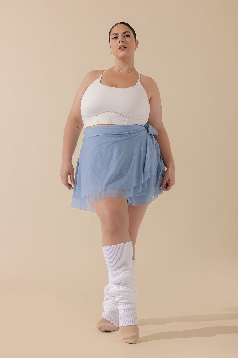 Juliet Wrap Skort - Blue Storm – POPFLEX®