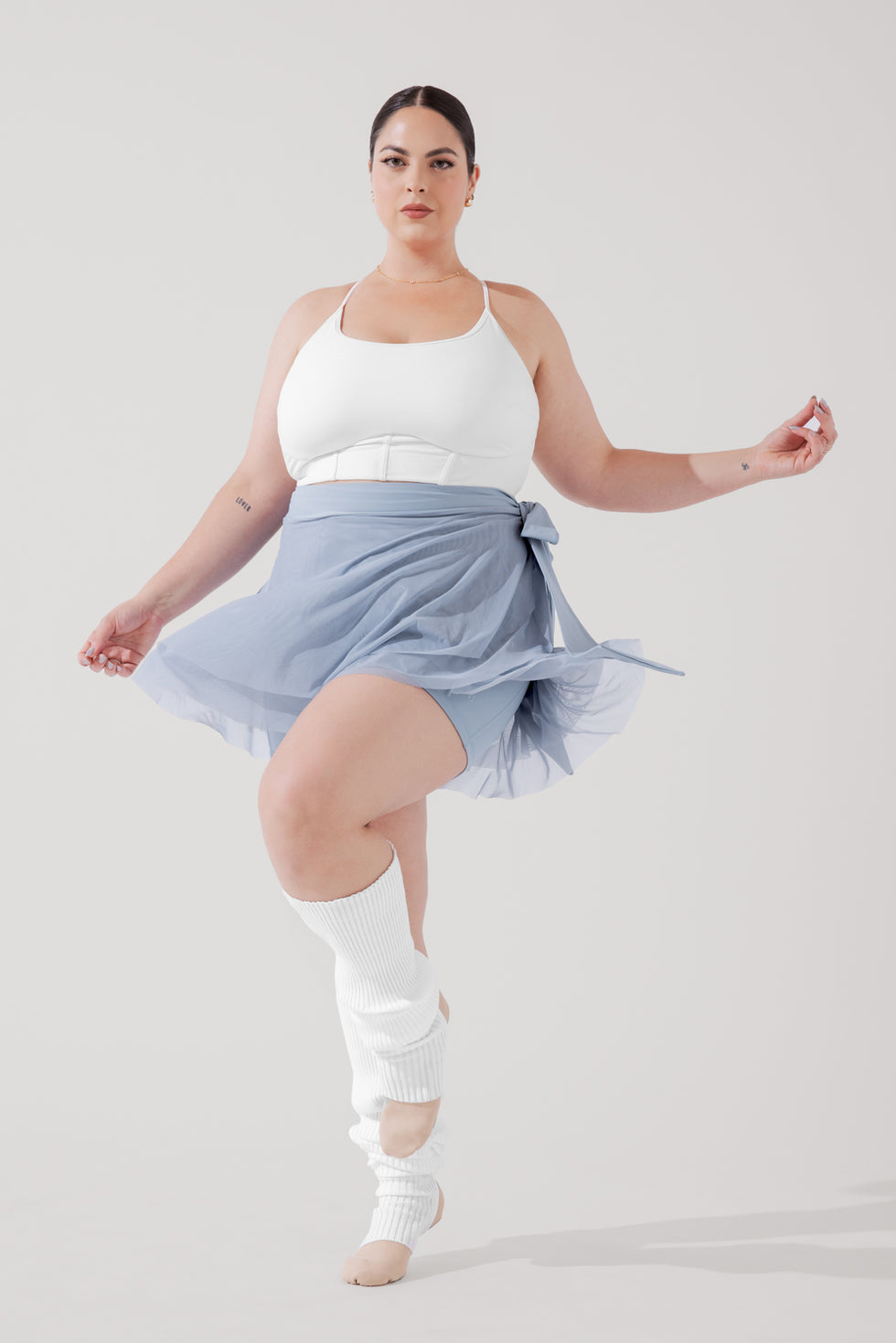 Juliet Wrap Skort - Blue Storm – POPFLEX®