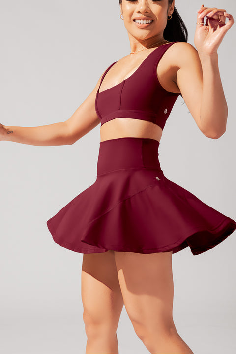 Twirl Skort - Crimson – POPFLEX®