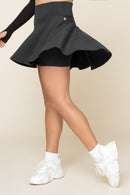 Twirl Skort (Longer) - Black – POPFLEX®
