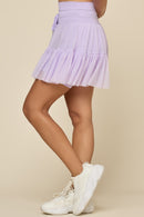 Pirouette Skort (Longer) - Digital Lavender – POPFLEX®