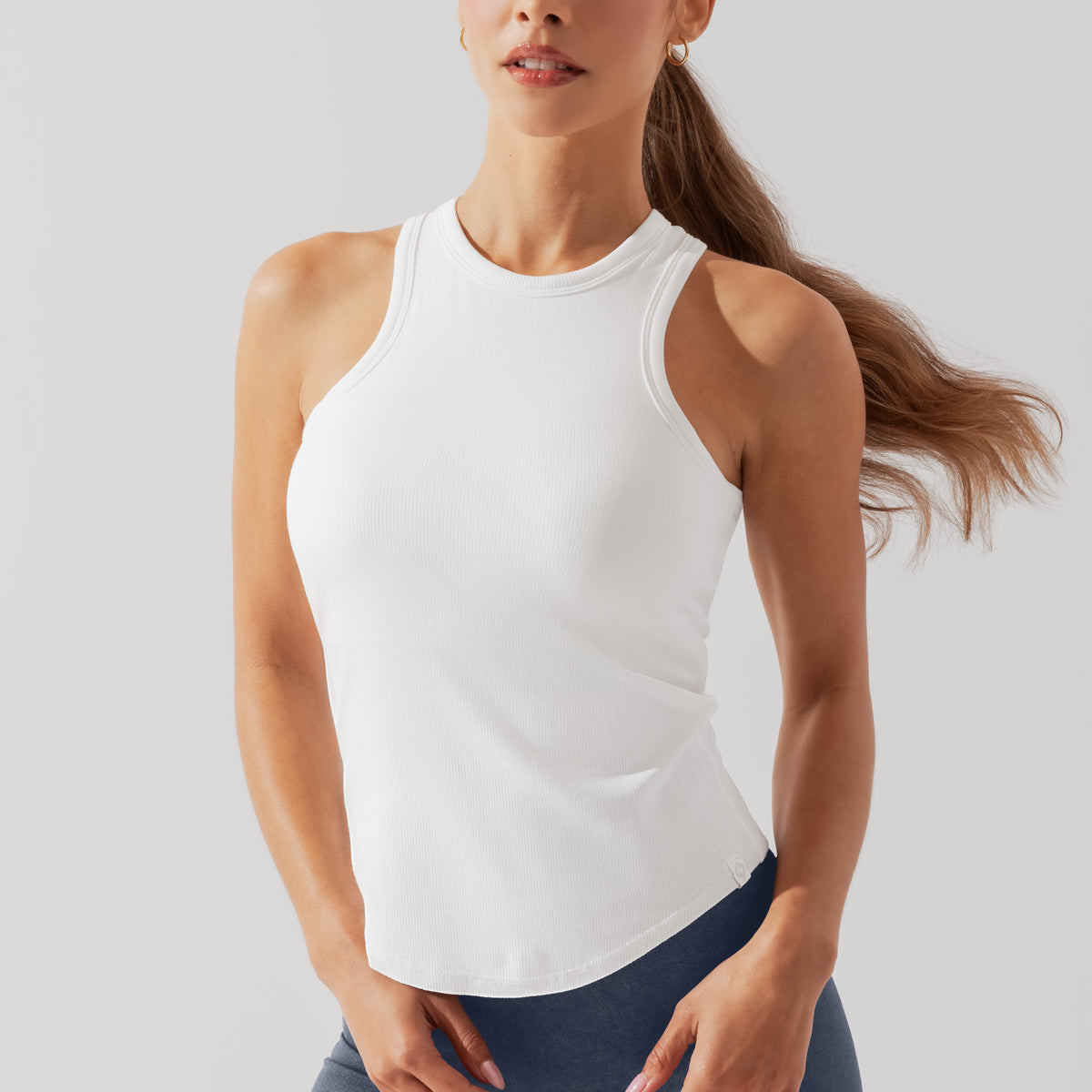 Not Your Typical Tank (Built-in Bra) - White – POPFLEX®