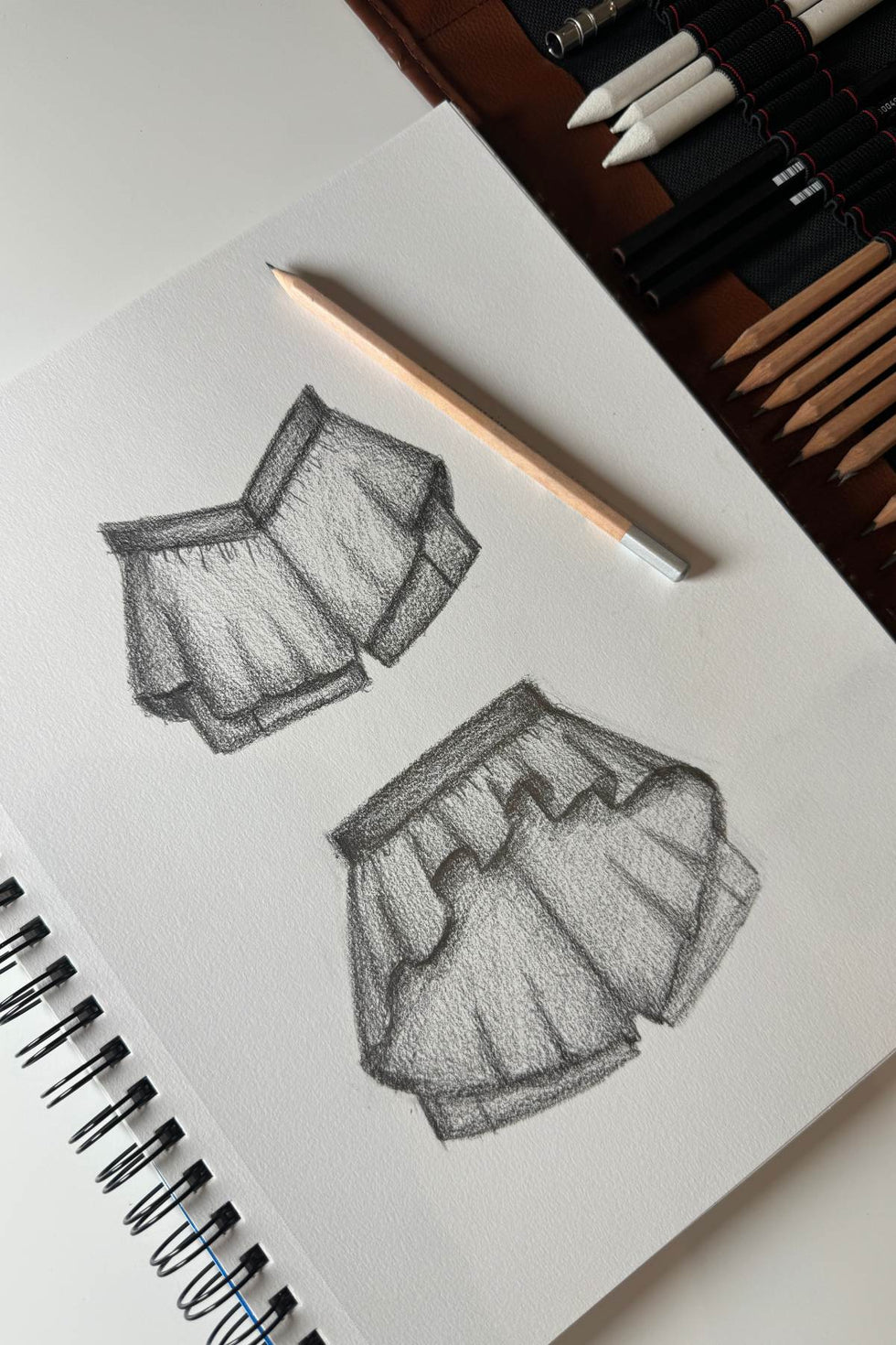 On the Run Ruffle Short - Blue Breeze – POPFLEX®