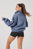 Ooey Gooey Half Zip Sweater - Blue Dusk – POPFLEX®