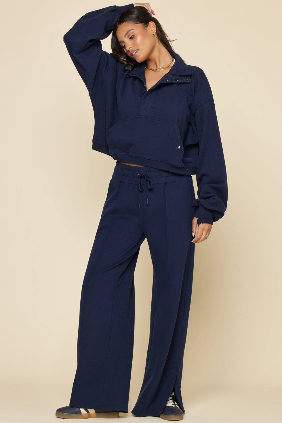 Perfect Plane Pants - Cosmic Navy – POPFLEX®