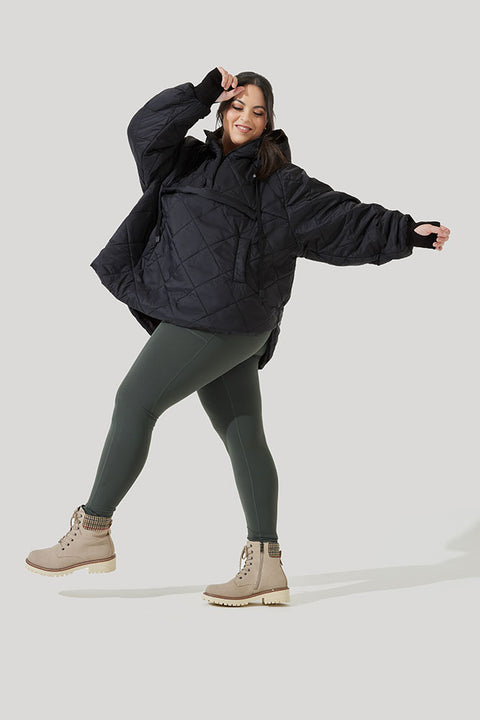 Pillow Packable Puffer Jacket - Black – POPFLEX®
