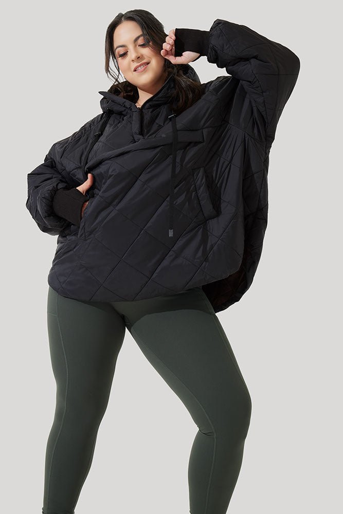 Pillow Packable Puffer Jacket - Black – POPFLEX®