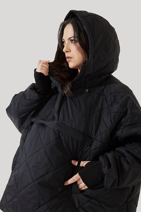 Pillow Packable Puffer Jacket - Black – POPFLEX®