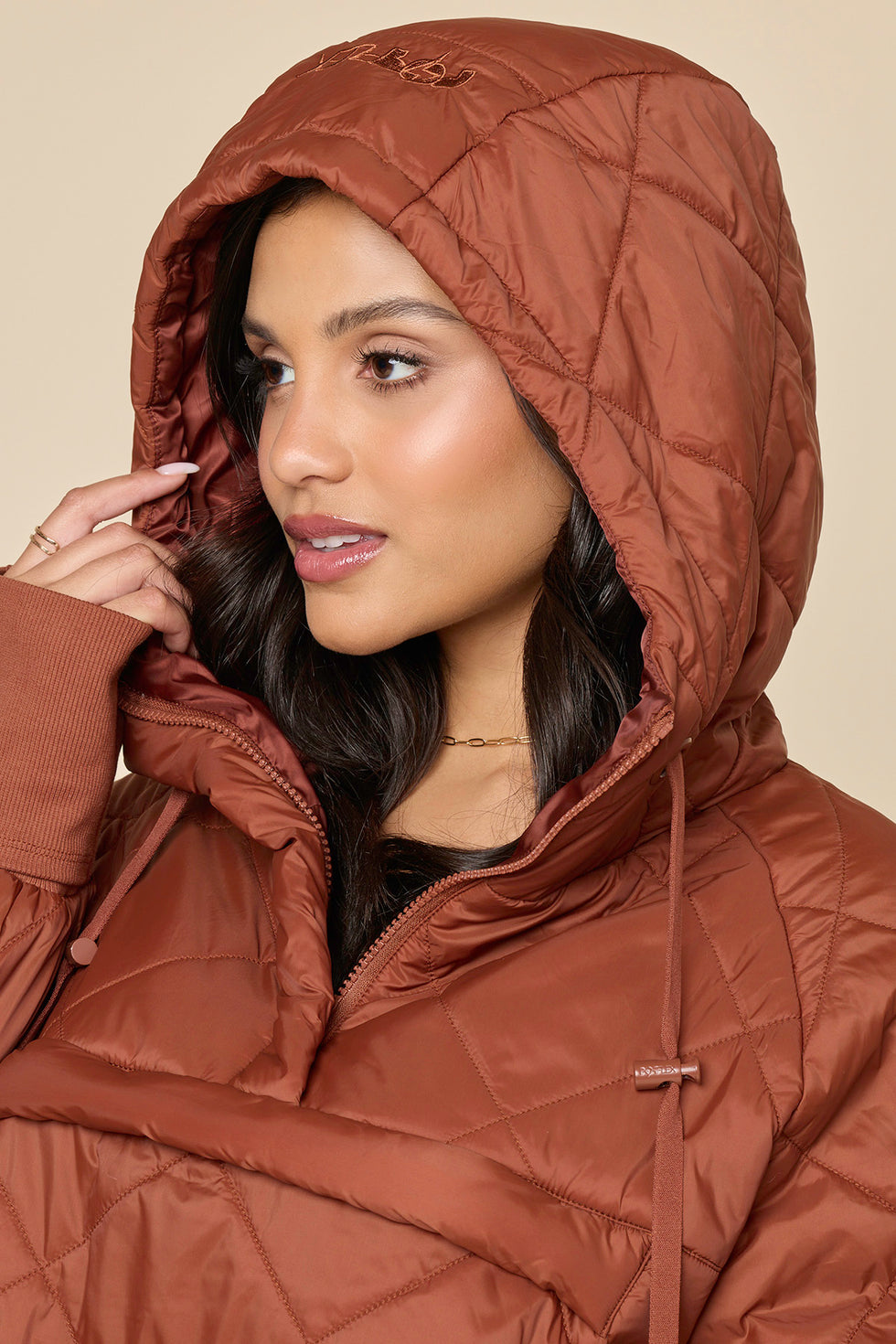 Pillow Packable Puffer Jacket - Burnt Sienna – POPFLEX®