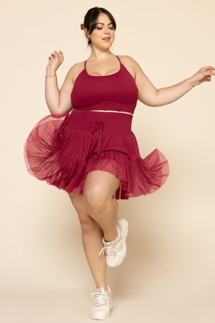 Pirouette Skort - Ruby – POPFLEX®