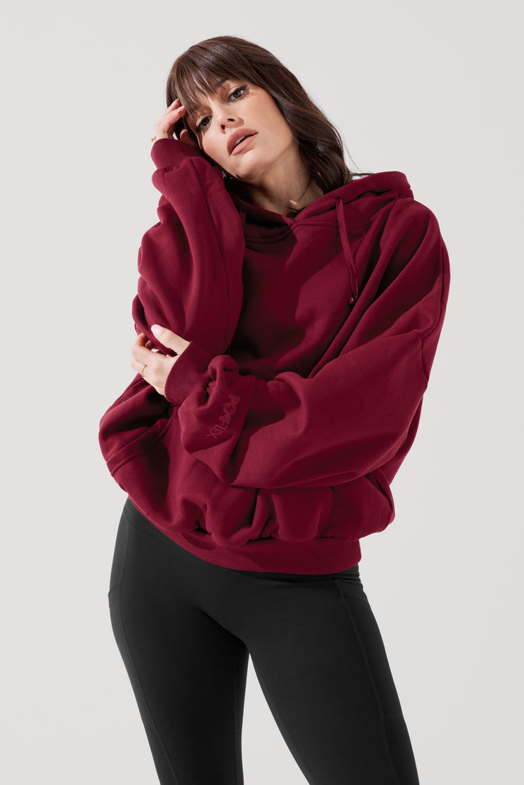 Pullover Cloud Hoodie - Crimson – POPFLEX®