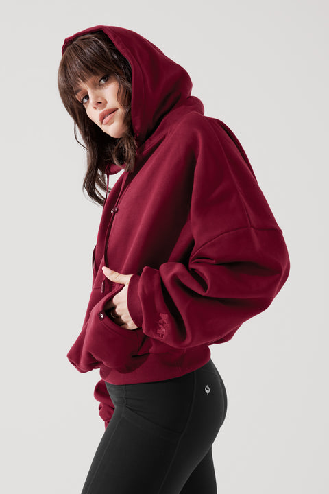 Pullover Cloud Hoodie - Crimson – POPFLEX®