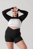 Relevé Ribbed Shrug - Black – POPFLEX®