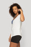 Reversible Deep V Tee - Cream – POPFLEX®