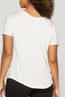 Reversible Deep V Tee - Cream – POPFLEX®