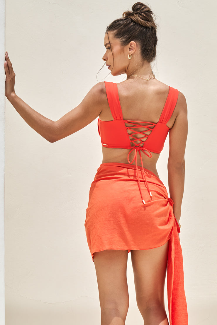 Minimoon Short Sarong - Poppy – POPFLEX®