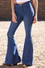 Superstretch Bell Bottom Jeans - Medium Wash – POPFLEX®